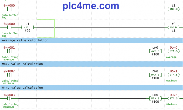 [Keyence-Code] DataBuffering / HSG / Script - plc4me.com